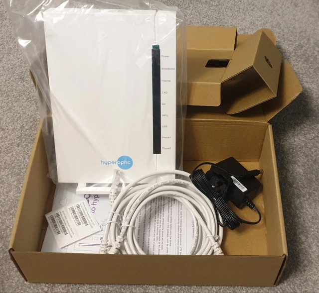 HYPEROPTIC ZTE ZXHN H3600 WI-FI 6 Home Gateway Router Fiberoptic ...