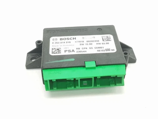 9819360080 MODULE ÉLECTRONIQUE pour PEUGEOT 3008 SUV 1.6 BLUEHDI 2018 ...