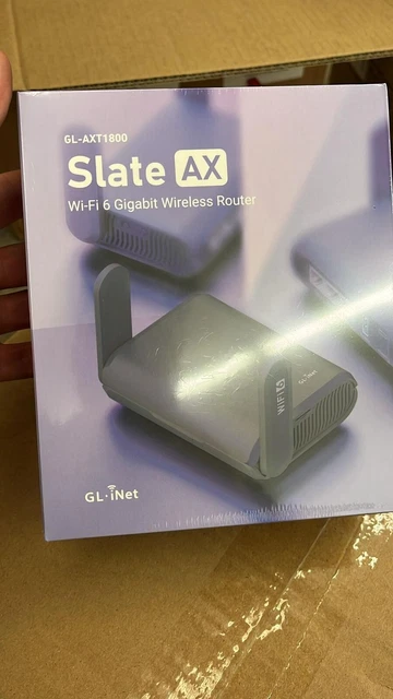 GL-AXT1800 SLATE AX Portable Gigabit Router Wi-Fi 6 Repeater/OpenVPN ...