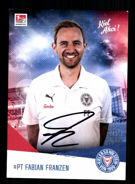 FABIAN FRANZEN AUTOGRAMMKARTE Holstein Kiel 2019-20 Original Signiert EUR 1,99 - PicClick DE