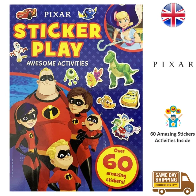 DISNEY PIXAR STICKER Play With Amazing Stickers For Kids Childrens ...