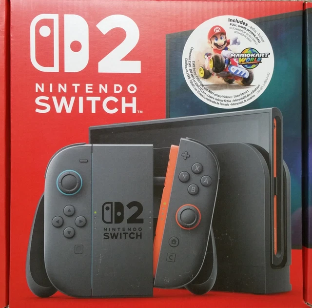 NINTENDO SWITCH 2 + Mario Kart World Bundle + 12 Month NSO Membership $999.99 - PicClick CA