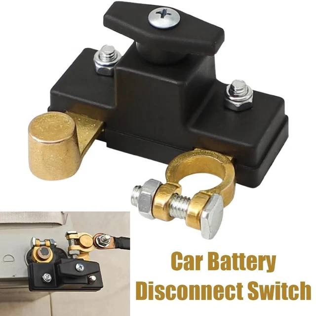 CAR BATTERY SWITCH Disconnect Power Kill Master Isolator Off Control £7 ...