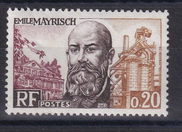 FRANCE ANNÉE 1963 Emile Mayrisch N°1385** réf 7744 EUR 0,30 - PicClick FR