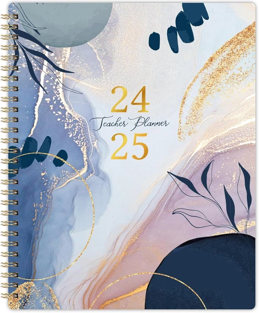 TEACHER PLANNER 2024-2025, Academic Planner 2024-2025, Teacher Lesson ...