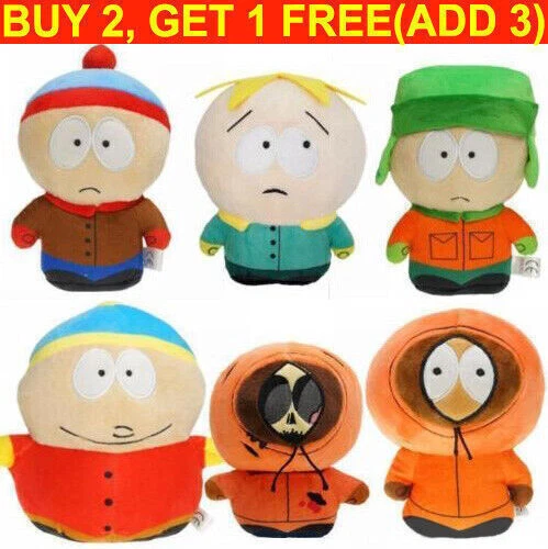 SOUTH PARK PLUSH Toy Stan Kyle Kenny Cartman Soft Stuffed Doll Kids Toy ...