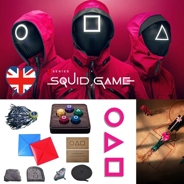 2025 SQUID GAME Six-Legged Pentathalon Game Gonggi,Ddakji,Paeng-y,Jebi ...