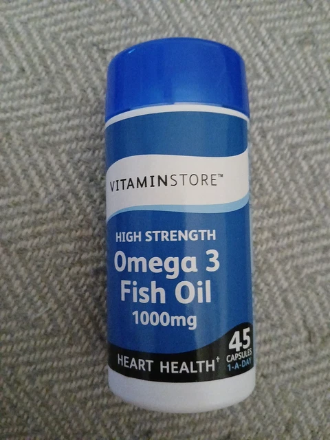 OMEGA3 FISH OIL 1000mg Vitimin Store 45 tablets £4.38 - PicClick UK