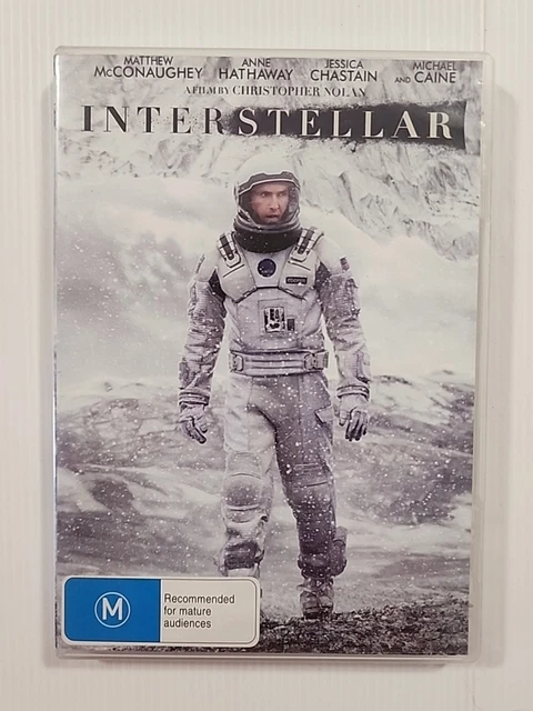 INTERSTELLAR DVD MATTHEW McConaughey Anne Hathaway Movie Free Post $7. ...