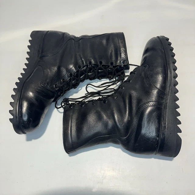 VINTAGE NATHAN HACK RIPPLE SOLE Men’s 8.5 XW Paratrooper Boots Nice £ ...