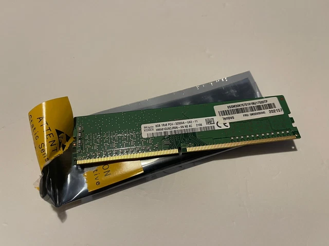 SK HYNIX 8GB DDR4-3200MHz PC4-3200AA-UA2-11 HMA81GU6DJR8N-XN Desktop ...