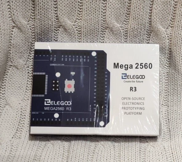 ELEGOO EL-CB-003 MEGA 2560 R3 Board ATmega2560 ATMEGA16U2 + USB Cable ...