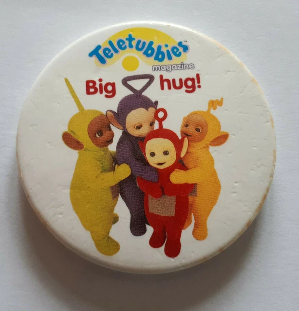 TELETUBBIES MAGAZINE - Big Hug ! - Button Badge 1997 £1.95 - PicClick UK