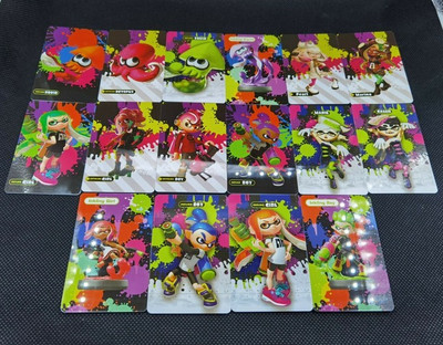 PVC NFC TAG Game Cards Splatoon 2 Octoling Octopus For Switch 17 pcs ...
