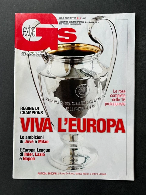 RIVISTA GS GUERIN Extra N.1 2013 Coppa Champions Europee Calcio EUR 3 ...