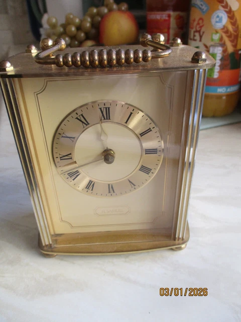 H SAMUEL BATTERY operated carriage clock (working) £2.23 - PicClick UK