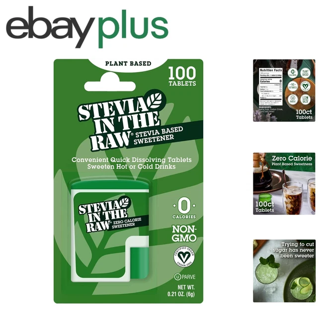 QUICK-DISSOLVING STEVIA Tablets - 100 Count, Ideal for Diabetes ...