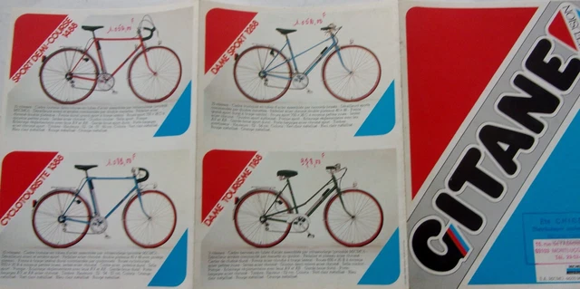 PUBLICITE CATALOGUE cycles GITANE ANNEES 70 ? A3597 EUR 4,00 - PicClick FR
