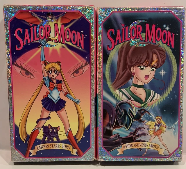 SAILOR MOON VHS Lot A Moon Star is Born And Jupiter And Venus Arrive ...