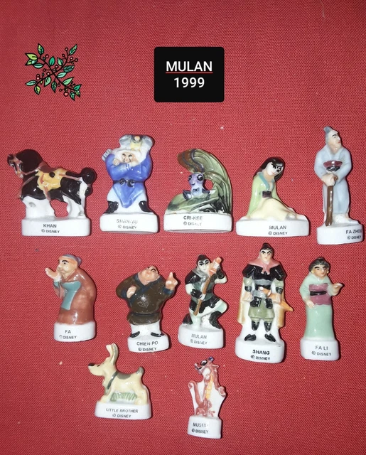 FEVE 12 FEVES Disney Serie Complete 1999 "Mulan" -8- EUR 12,99 ...