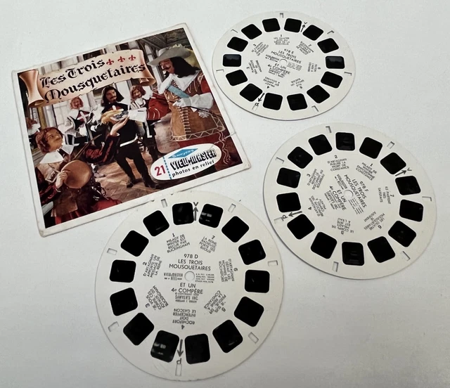 LES TROIS MOUSQUETAIRES - 3 Disques photos relief visionneuse View ...