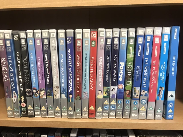 STUDIO GHIBLI ANIME 23 x Region 2 DVDs All The Classics & More, Some ...