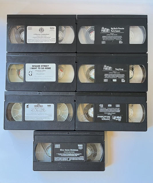SESAME STREET VHS Lot - 7 tapes (1988-2000) Canadian Releases $3.60 ...