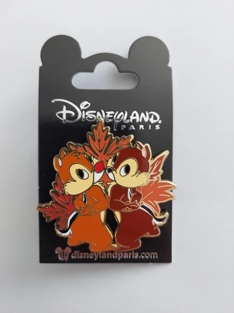 DISNEYLAND PARIS GENUINE Pin Chip And Dale Fleur Genuine Pin 2022 £18. ...