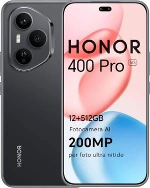 HONOR 400 PRO 12+512GB 6.7"5G Midnight Black DS ITA EUR 545,50 ...
