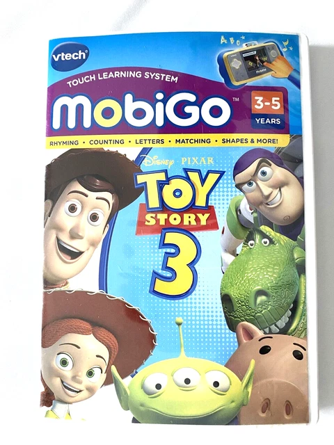 VTECH MOBIGO TOY Story 3 Disney Pixar Touch Learning System Cartridge ...