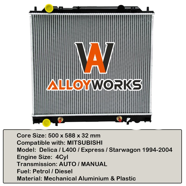 RADIATOR FOR MITSUBISHI Delica L400 Express Starwagon 1994-2004 New ...