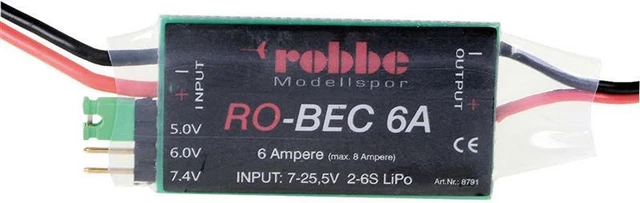 ROBBE MODELLSPORT RO-BEC 6A Alimentation Récepteur / 8791 EUR 17,74 ...