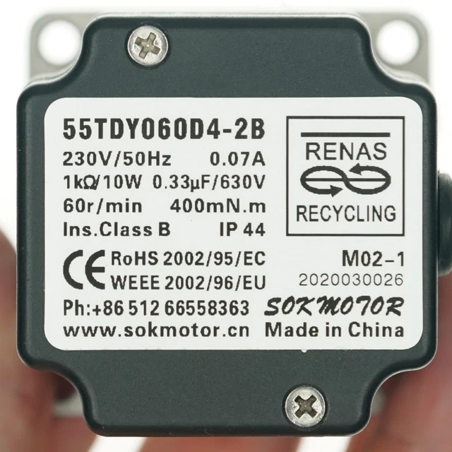 ROTORMOTOR SYNCHRONOUS MOTOR for Systemair save Vsr 150/B 300 500 £146. ...