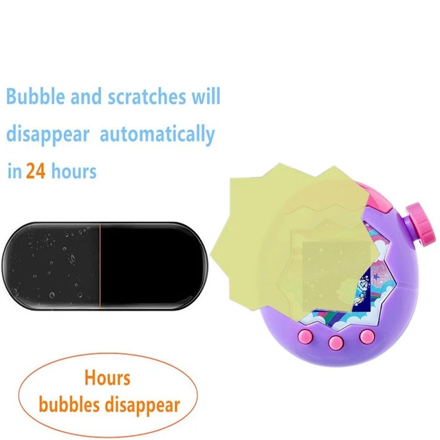 SCRATCH RESISTANT YELLOW Screen Protector for Tamagotchi Paradise ...