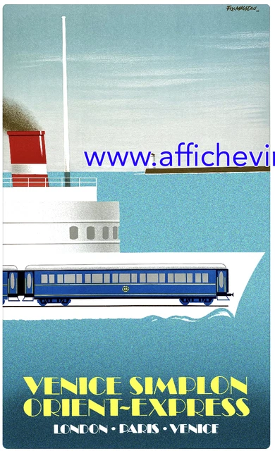 AFFICHE POSTER VENICE simplon orient express EUR 25,00 - PicClick FR