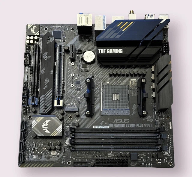 ASUS TUF GAMING B550M-PLUS WIFI II Motherboard Socket AM4 B550 DDR4 ...