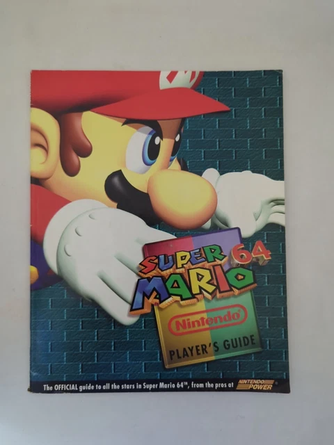 THE OFFICIAL SUPER Mario 64 Nintendo Player's Guide N64 Book Power ...