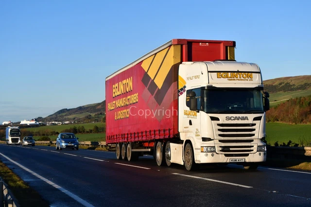 TRUCK PHOTO IRISH EGLINTO TIMBER PRODUCTS SCANIA R450 & TAUTLINER KU16 ...