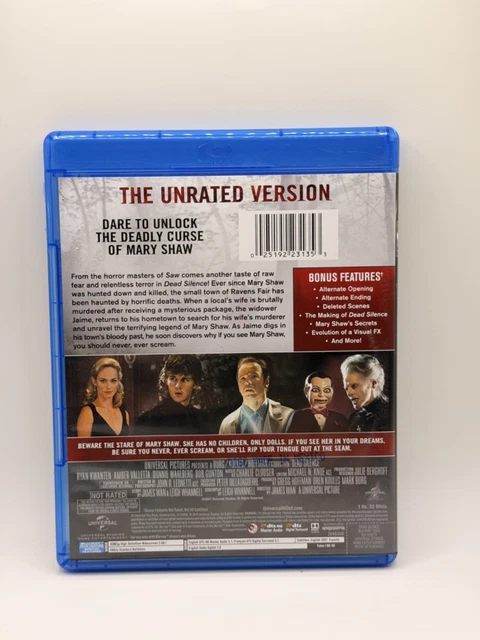 DEAD SILENCE (COLLECTOR'S Edition) (Ultra HD, 2007) Tested and Works ...