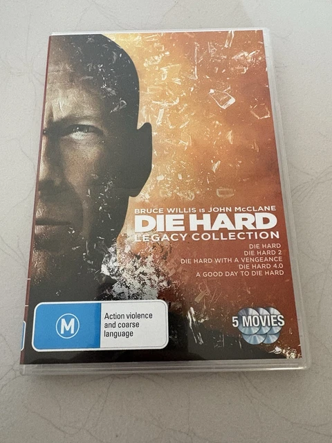 DIE HARD LEGACY Collection DVD Set Bruce Willis 5 Movies Region 4 Free ...