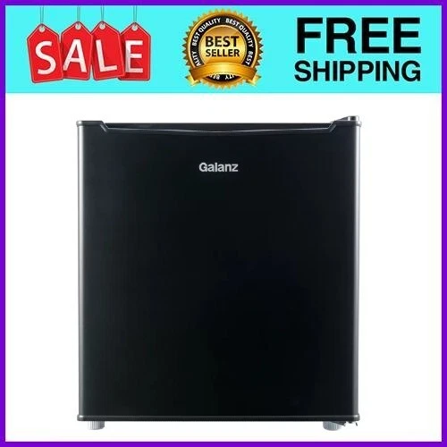 GALANZ 1.7 CU ft Single Door Mini Fridge, Black £66.10 - PicClick UK