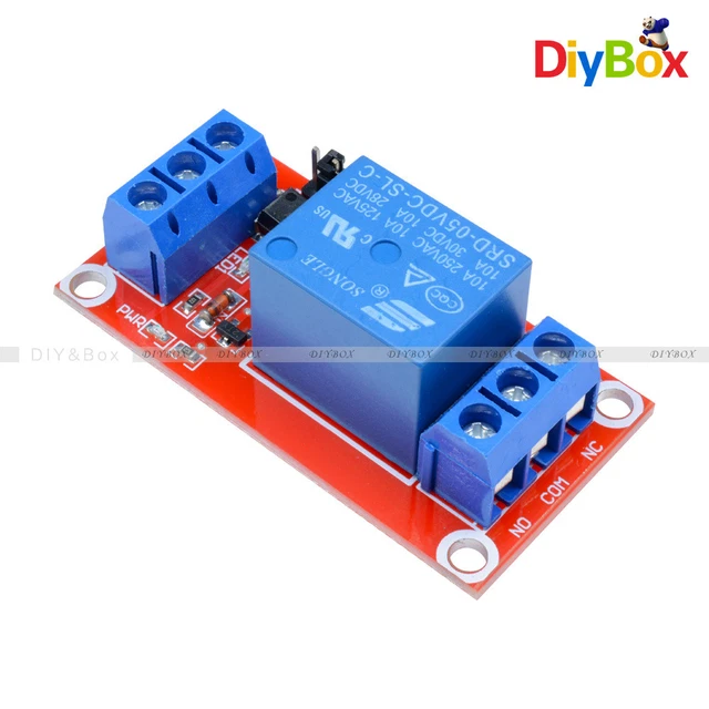 NEW 5V 1-CHANNEL Optocoupler Relay Module for Arduino H/L Level Triger ...