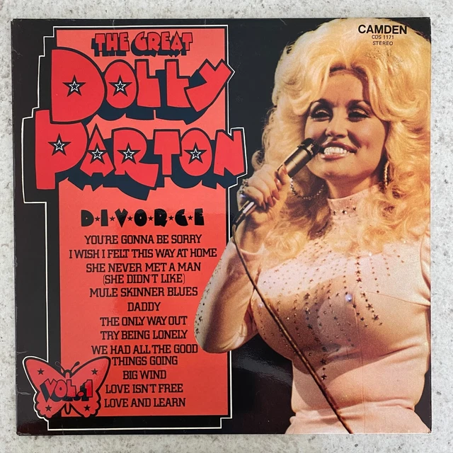 Dolly Parton The Great Dolly Parton Vol 1 Country Vinyl Lp Record