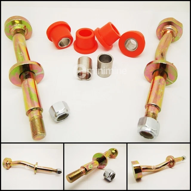 CLASSIC MINI LOWER Arm Suspension Cross Pin Kit INC. Nuts & PolyFlex ...