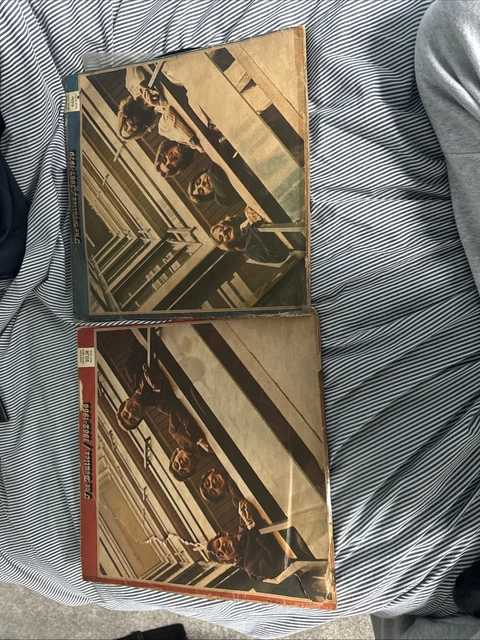 THE BEATLES RED and Blue Album LPs,Damaged Red Album Cover £16.32 ...