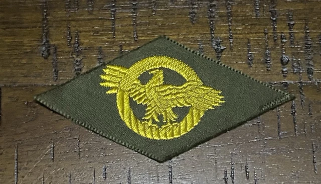 ORIGINAL WW2 US Army Ruptured Duck Honorable Discharge OD Patch WWII £ ...