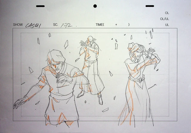 CASTLEVANIA TV SERIES Hand Drawn Production Pencil Frederator Studios ...