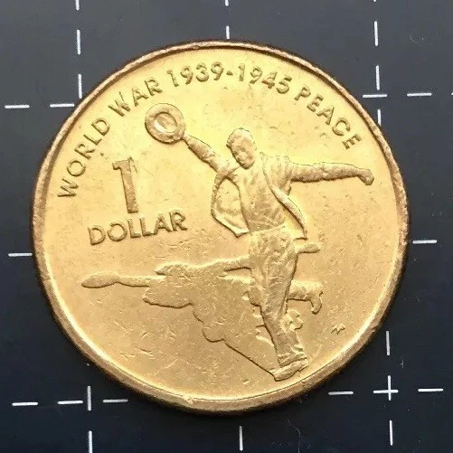 2005 AUSTRALIAN $1 One Dollar Coin World War Wwii 1939-1945 Peace $3.00 ... 2005 AUSTRALIAN $1 One Dollar Coin World War Wwii 1939-1945 Peace $3.00 ...