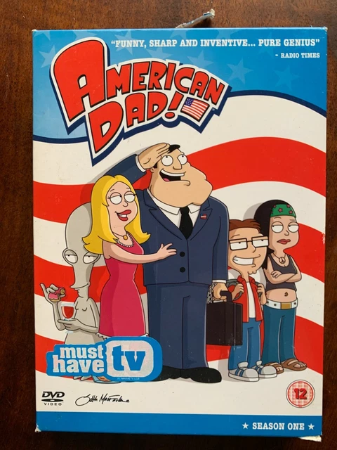 AMERICAN DAD SEASON 1 DVD Box Set Seth MacFarlane Animated Comedy ...