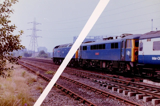 35MM NEGATIVE BR BRITISH RAIL DIESEL LOCO Class 87 87010 "King Arthur ...